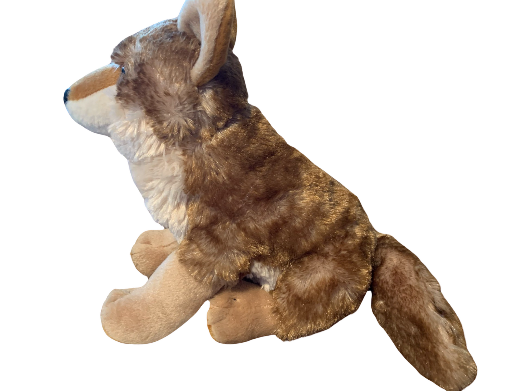 Weighted Plush wolf or fox with 3 lbs, weighted stuffed animal, washab ...