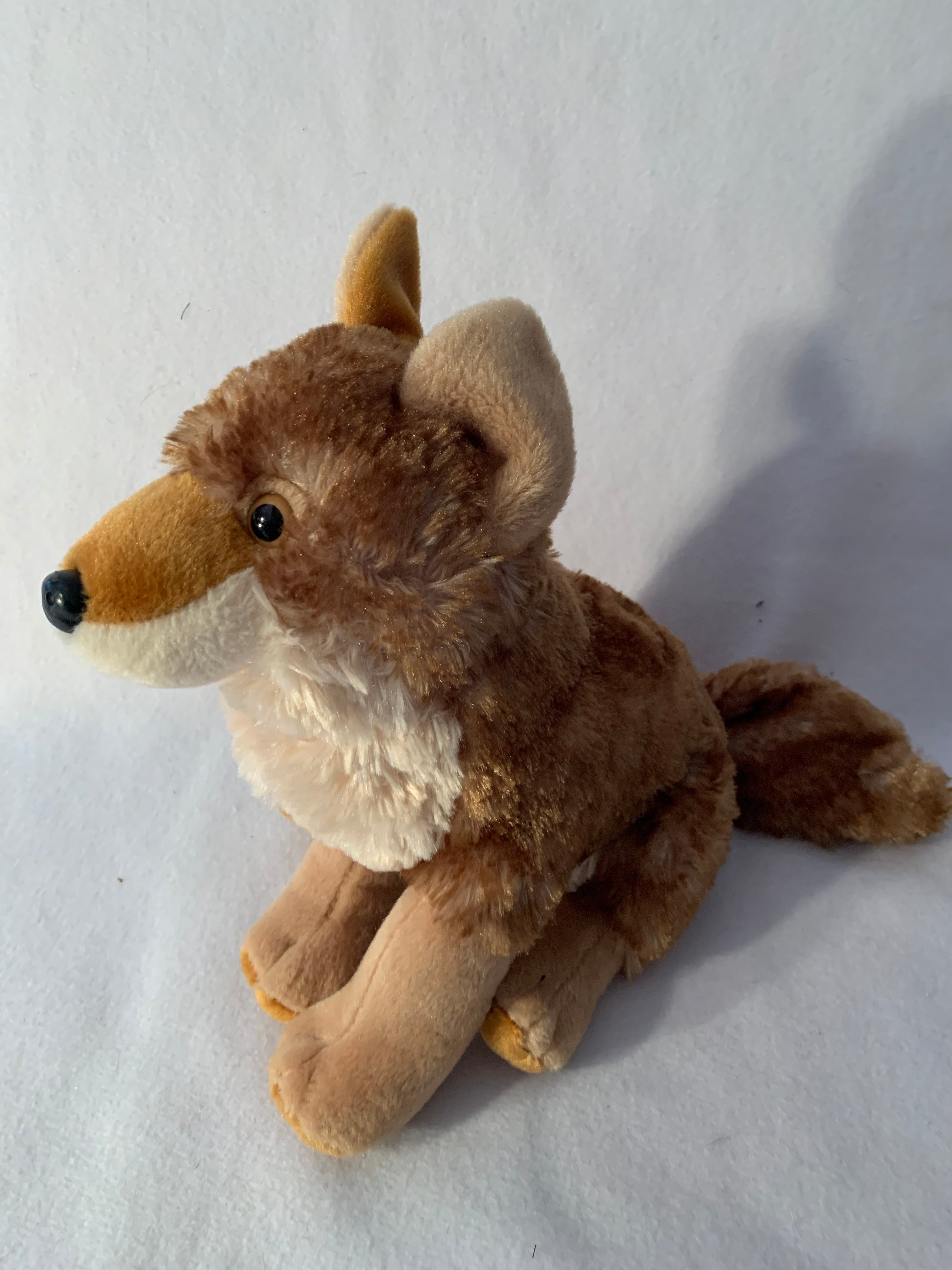 Weighted Plush wolf or fox with 3 lbs, weighted stuffed animal, washab ...