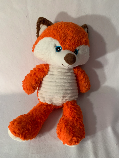 Weighted stuffed animal, wolf or fox with 2 1/2-3 lbs, washable, AUTIS ...